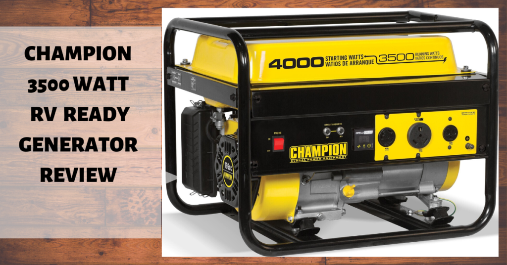 Champion 3500W RV Ready Portable Quiet Generator